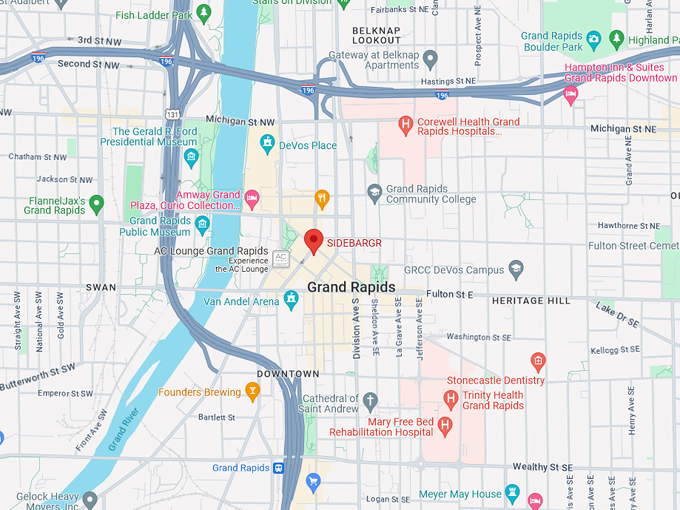 Big O Pizza and Booze 10 map