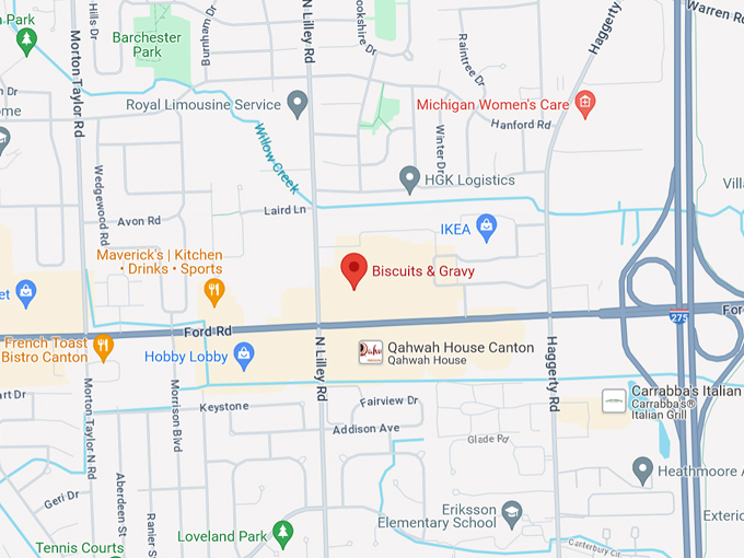 Biscuits & Gravy 10 Map