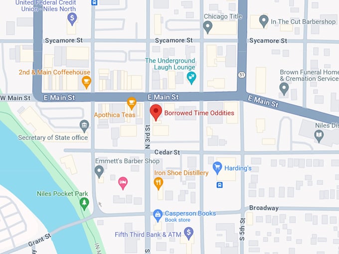 Borrowed Time Oddities 10 Map