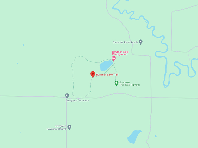 Bowman Lake Trail 10 map