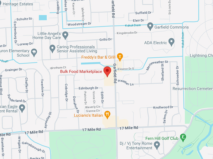 Bulk Food Marketplace Map