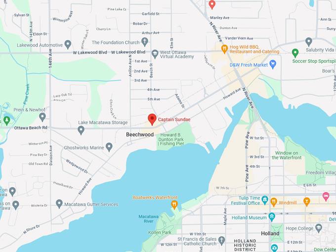 Captain Sundae 10 map