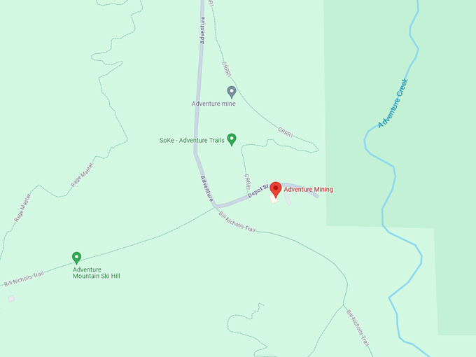 Captain&rsquo;s Tour at Adventure Mine 10 map