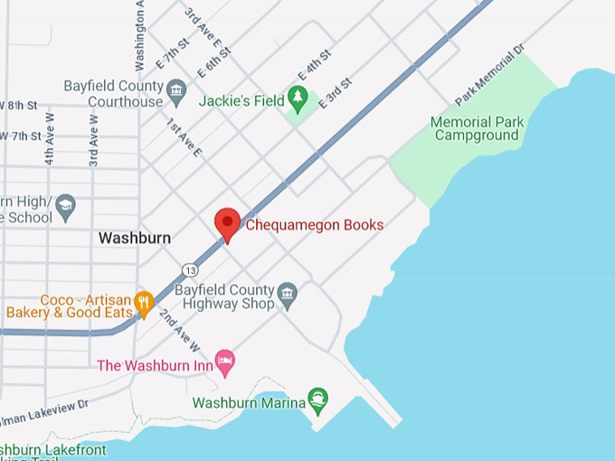 Chequamegon Books 10 map