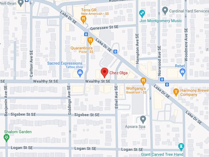 Chez Olga LLC 10 Map