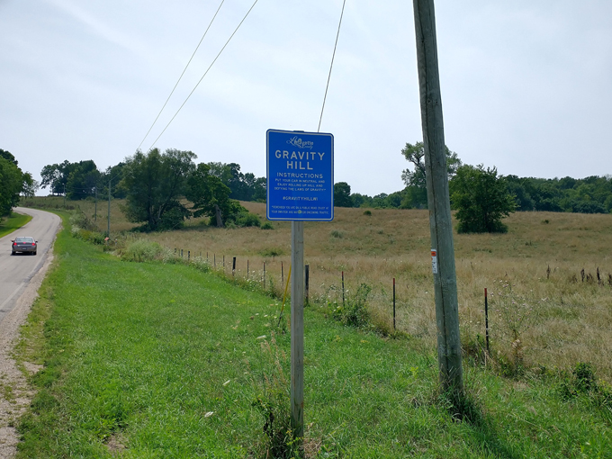 County Road U Gravity Hill 5