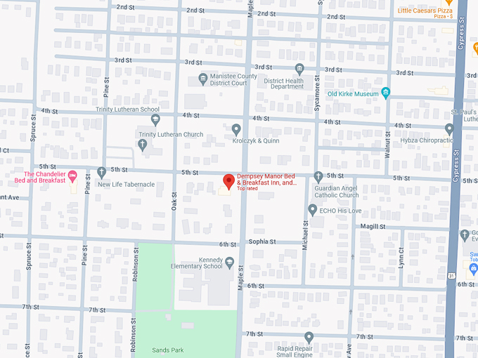 Dempsey Manor 10 map