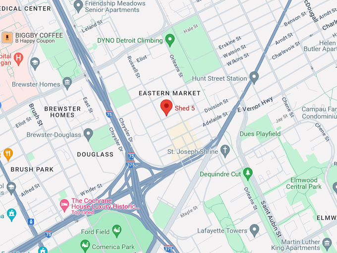 Detroit Book Festival 10 Map