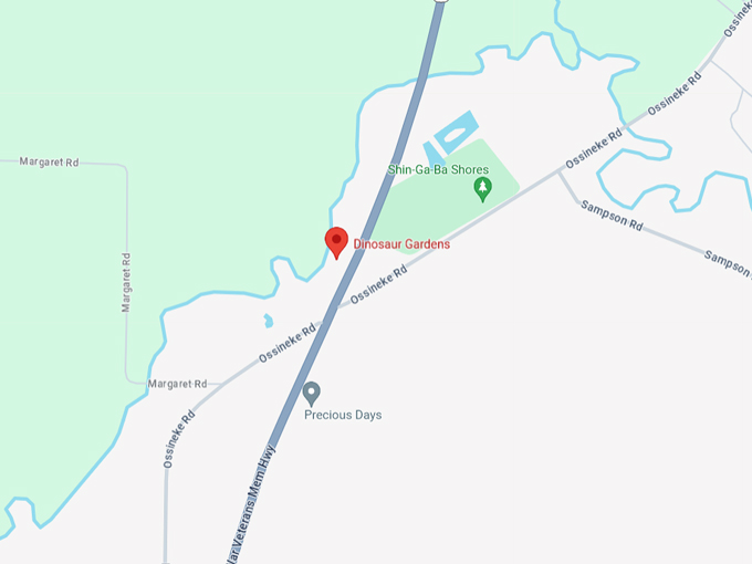 Dinosaur Gardens 10 map