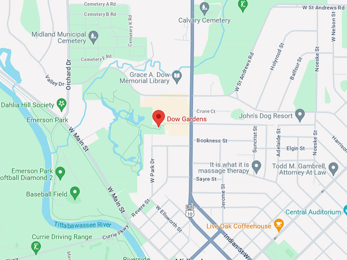 Dow Gardens 10 Map