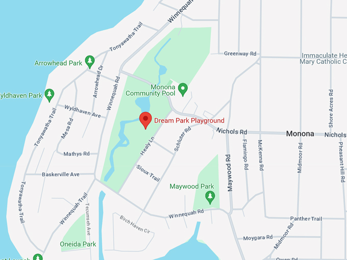 Dream Park Playground 10 Map