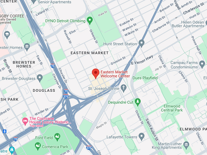 Eastern Market 10 Map