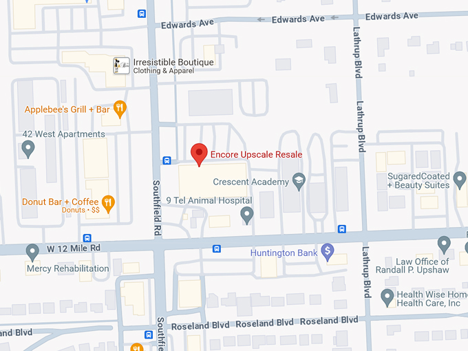 Encore Upscale Resale 10 Map