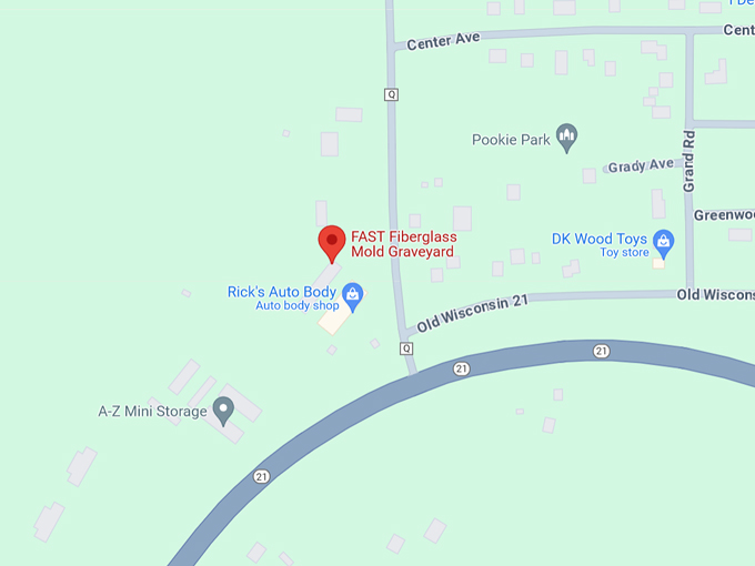 FAST Fiberglass Mold Graveyard 10 Map