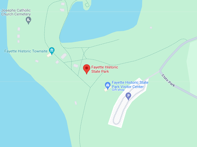 Fayette Historic State Park 10 Map