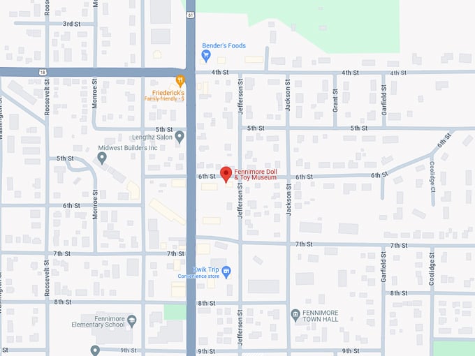 Fennimore Doll & Toy Museum 10 map