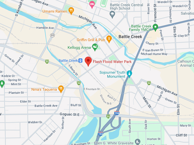 Flash Flood Water Park 10 Map