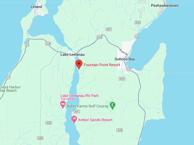 Fountain Point Resort 10 Map