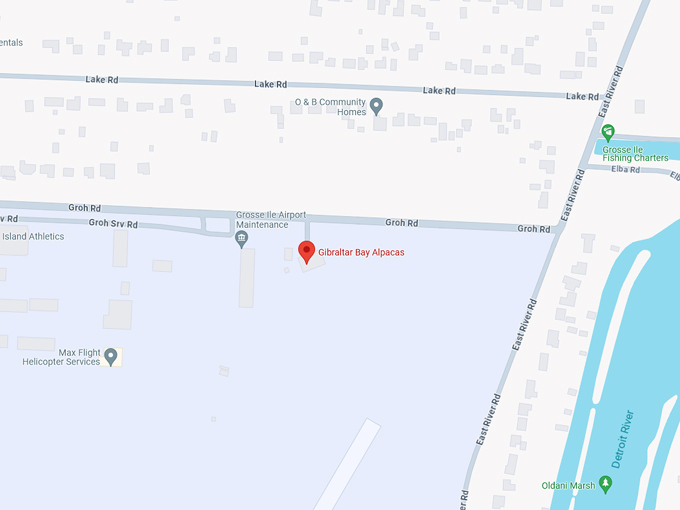 Gibraltar Bay Alpacas 10 map