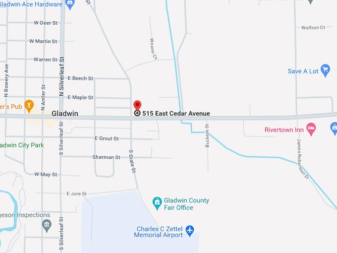 Gladwin Historical Village 10 Map