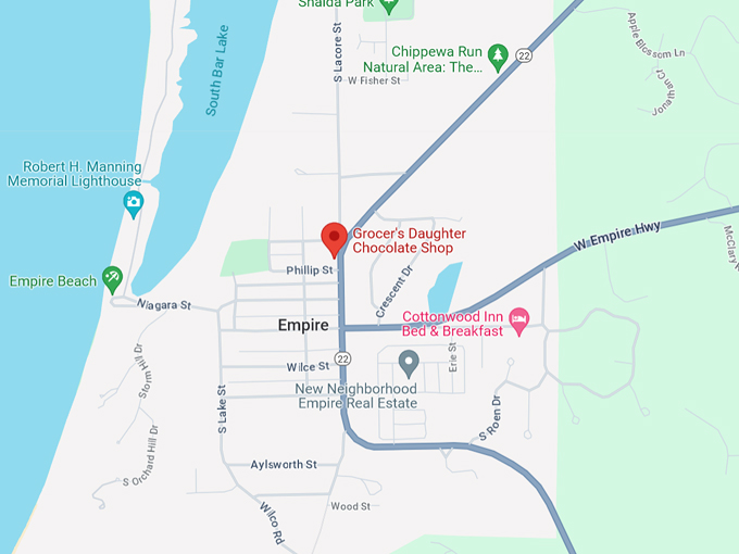 Grocer&rsquo;s Daughter Chocolate 10 Map