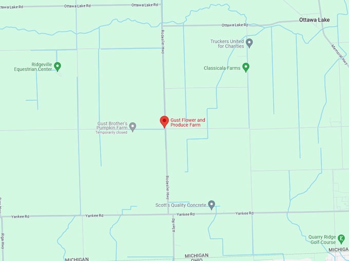 Gust Flower and Produce Farm 10 map