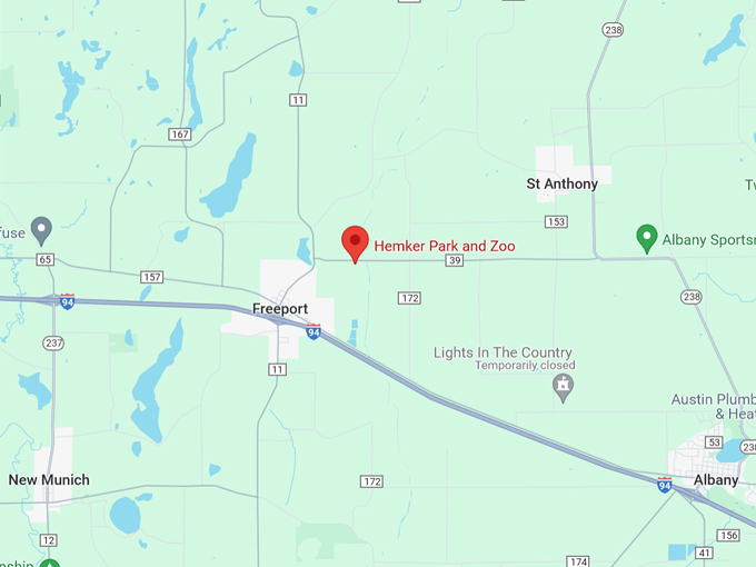 Hemker Park and Zoo 10 Map 