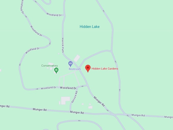 Hidden Lake Gardens - Reach for the Sky&nbsp;Canopy Walk map