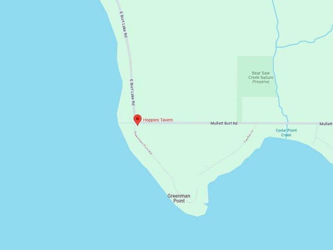 Hoppies Tavern 10 map