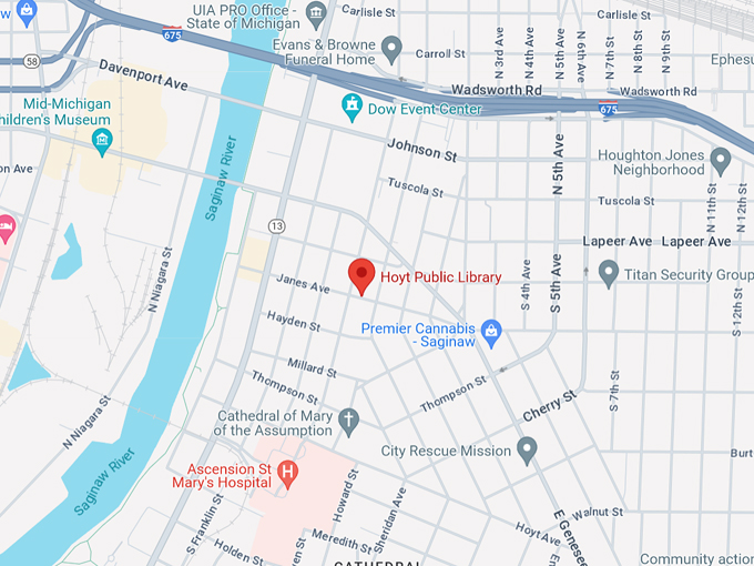 Hoyt Public Library Map