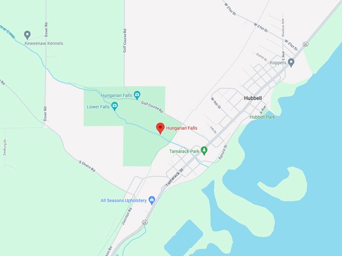 Hungarian Falls 10 map