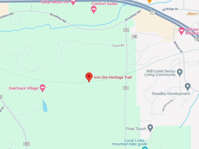 Iron Ore Heritage Trail 10 Map