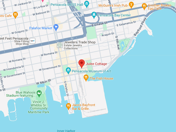 Julee Cottage 10 Map