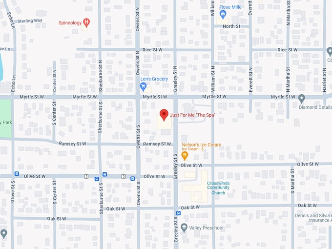 Just For Me Spa 10 map