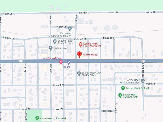 Kathy's Place 10 map