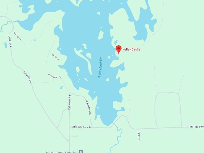 Kelley Castle 10 map