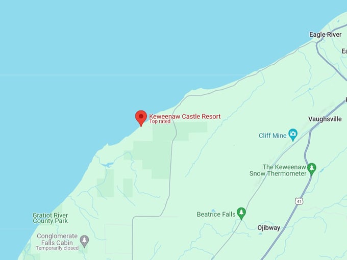 Keweenaw Castle Resort 10 Map