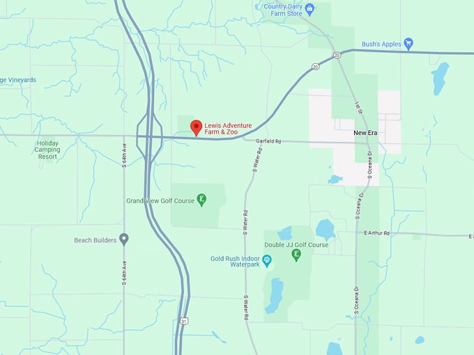 Lewis Adventure Farm & Zoo 10 map