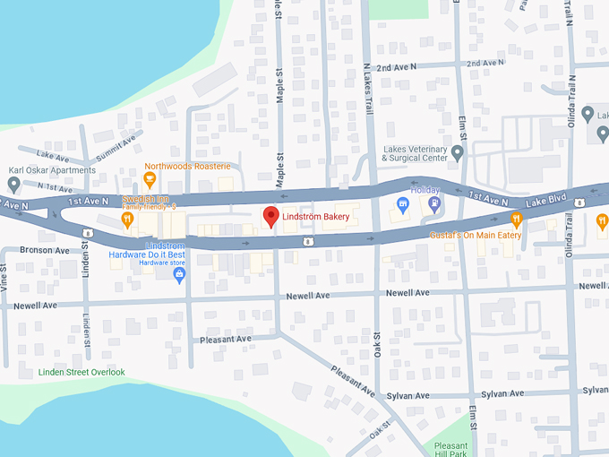 Lindstr&ouml;m Bakery 10 map