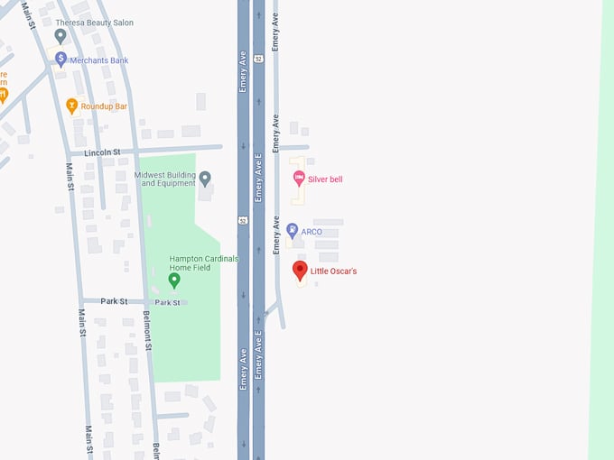 Little Oscar's 10 map