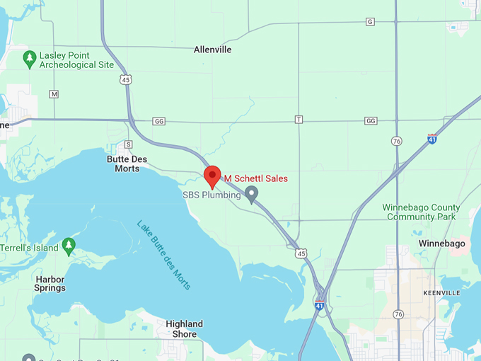 M Schettl Sales INC 10 Map