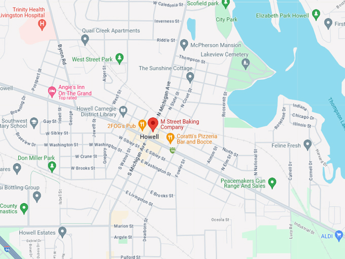 M Street Baking Company 10 map