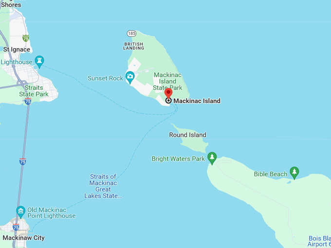 Mackinac Island Loop 10 Map