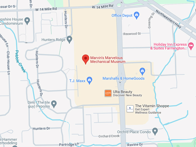 Marvin's Marvelous Mechanical Museum 10 Map