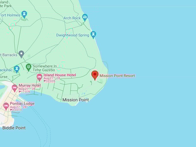 Mission Point Resort 10 Map