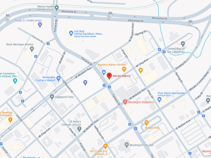 Morat's Bakery 10 map