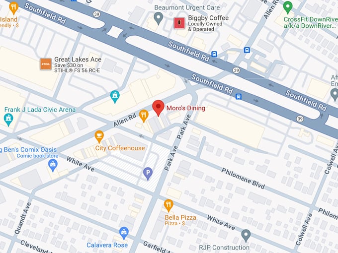 Moro's Dining 10 Map