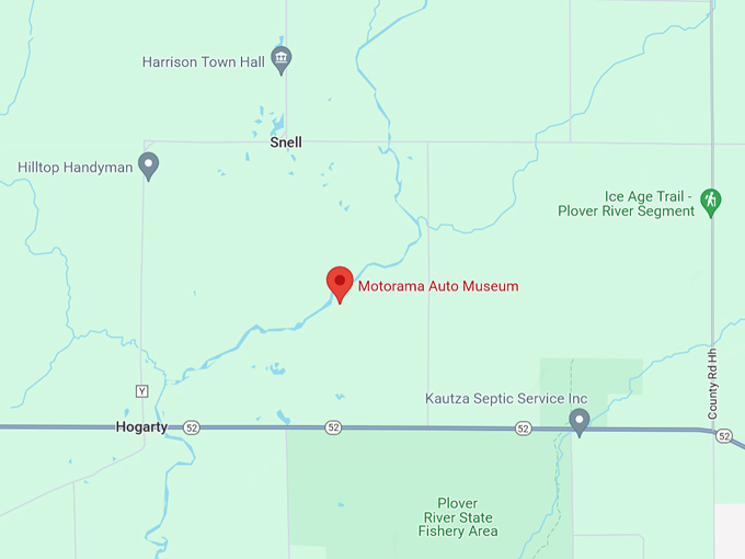 Motorama Auto Museum 10 Map
