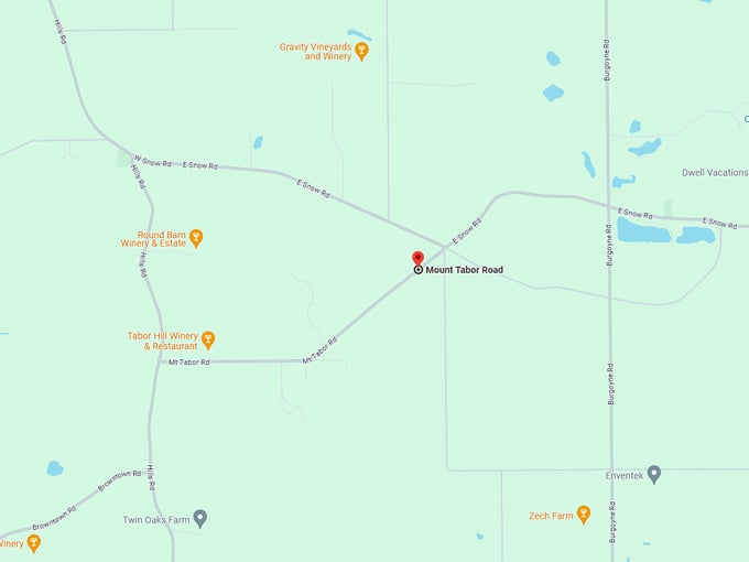 Mt. Tabor Trails 10 map