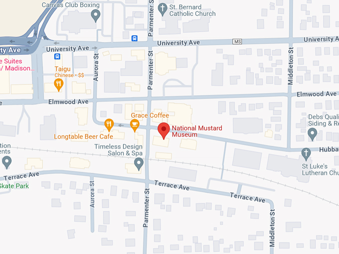 National Mustard Museum 10 Map